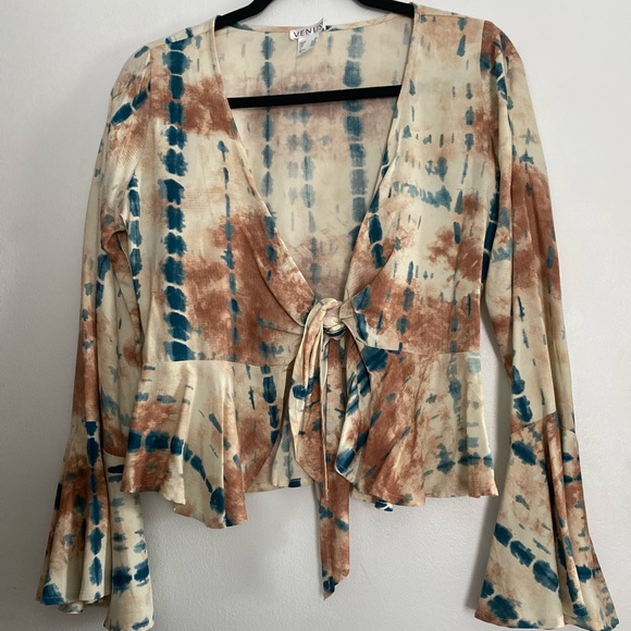 VENUS | Tops | Venus Tie Dye Blouse | Poshmark